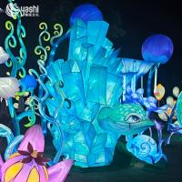 China Custom Zigong LED Animal Lanterns - Outdoor Stone Turtle Lighting Solutions for sale