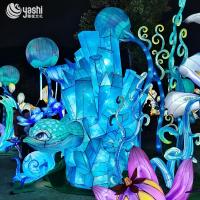 China Custom Zigong LED Animal Lanterns - Outdoor Stone Turtle Lighting Solutions for sale