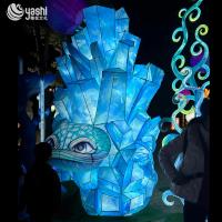 China Custom Zigong LED Animal Lanterns - Outdoor Stone Turtle Lighting Solutions for sale