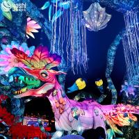 China Realistic Dinosaur Model Sculptures - LED Outdoor Decorative Lighting for Theme Parks for sale