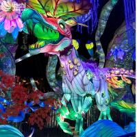 China Realistic Dinosaur Model Sculptures - LED Outdoor Decorative Lighting for Theme Parks for sale