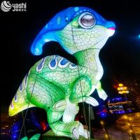 China Wholesale Zigong Lantern Factory Dinosaur Sculpture Lanterns LED Outdoor Lighting for sale
