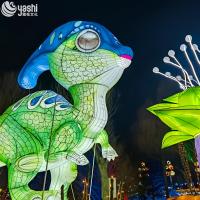 China Wholesale Zigong Lantern Factory Dinosaur Sculpture Lanterns LED Outdoor Lighting for sale