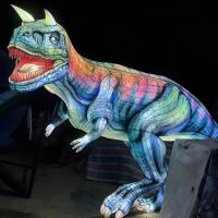 China Realistic Dinosaur Sculpture with LED Lighting for Outdoor and Party Decoration for sale
