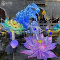 China Vivid Fish Chinese Animal Lanterns Traditional Festival New Year Lantern for sale