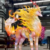 China Outdoor Christmas Reindeer Lantern 110/220V for New Year Holiday Decoration for sale