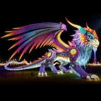 China Customizable Outdoor Qilin Lantern 300CM-600CM with LED Lighting for Theme Parks and Events for sale