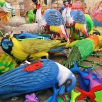 China 200CM Flying Bird Animal Lanterns with LED Lighting for Outdoor Garden and Event Decoration for sale