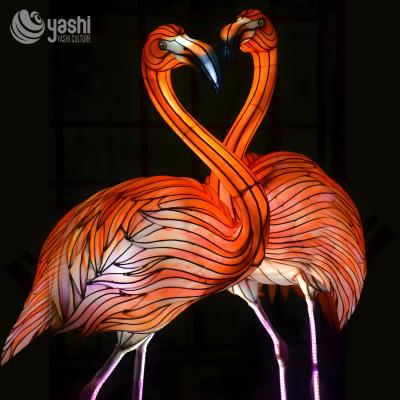 China 200CM Flying Bird Animal Lanterns with LED Lighting for Outdoor Garden and Event Decoration for sale