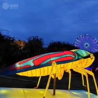 China 200CM Animated Insect Lantern Set with LED Lighting - Custom Zoo Festival Decor for Outdoor Events for sale