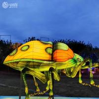China 200CM Animated Insect Lantern Set with LED Lighting - Custom Zoo Festival Decor for Outdoor Events for sale