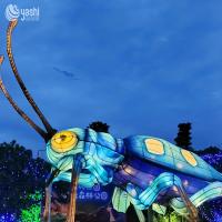 China Zoos Chinese Festival Lanterns Animated Bee Mechanical Insect Model 200cm x 200cm 110/220V LED Outdoor Decor for sale