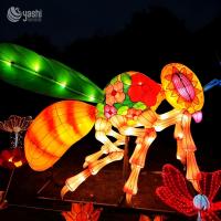 China Zoos Chinese Festival Lanterns Animated Bee Mechanical Insect Model 200cm x 200cm 110/220V LED Outdoor Decor for sale