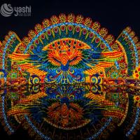 China Traditional Chinese Phoenix Lantern 110/220V LED Display for Festival Light Shows with Custom Sizing for sale