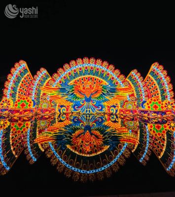 China Traditional Chinese Phoenix Lantern 110/220V LED Display for Festival Light Shows with Custom Sizing for sale