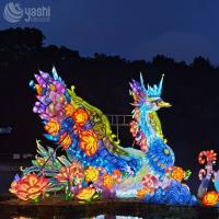 China 400CM Outdoor Swan Lantern with LED Lighting for Theme Parks and Cultural Events for sale