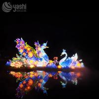 China 400CM Outdoor Swan Lantern with LED Lighting for Theme Parks and Cultural Events for sale