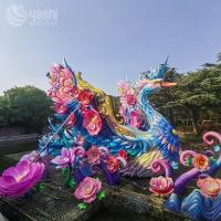 China 400CM Outdoor Swan Lantern with LED Lighting for Theme Parks and Cultural Events for sale