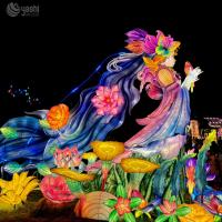 China LED Outdoor Fairy Traditional Chinese Festival Lantern 300CM Waterproof with 110V/220V Power for sale