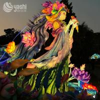 China LED Outdoor Fairy Traditional Chinese Festival Lantern 300CM Waterproof with 110V/220V Power for sale