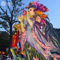 China LED Outdoor Fairy Traditional Chinese Festival Lantern 300CM Waterproof with 110V/220V Power for sale