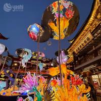 China Customizable Aquatic-Themed LED Lantern Installation for Festivals - 110V/220V Power with Waterproof Construction for sale