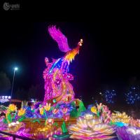 China Outdoor Large Festival Chinese Animal Lanterns 110/220V For Theme Light Shows for sale