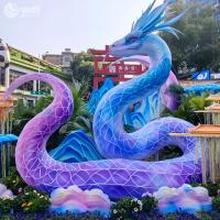 China Waterproof Satin Zigong Animal Lanterns For Outdoor Decoration And Exhibition for sale