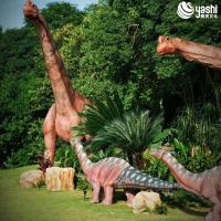 China Realistic 280CM Triceratops Dinosaur Ride with Voice Control and 110/220V Power for Theme Parks for sale