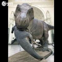 China Custom 350CM Animated Triceratops Dinosaur Sculpture with Voice Control for Outdoor Parks for sale