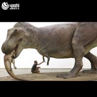 China Custom 350CM Animated Triceratops Dinosaur Sculpture with Voice Control for Outdoor Parks for sale