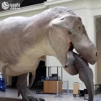China Custom 350CM Animated Triceratops Dinosaur Sculpture with Voice Control for Outdoor Parks for sale