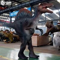 China 400CM Lifelike Electronic Triceratops Dinosaur Ride with Voice Control for Outdoor Theme Parks 110/220V Power for sale