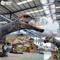 China 400CM Lifelike Electronic Triceratops Dinosaur Ride with Voice Control for Outdoor Theme Parks 110/220V Power for sale