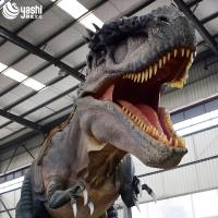 China 400CM Realistic Animation Triceratops Dinosaur Model with Voice Control for Outdoor Amusement Parks for sale