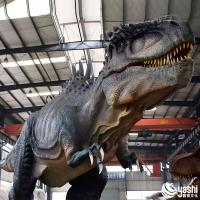China 400CM Realistic Animation Triceratops Dinosaur Model with Voice Control for Outdoor Amusement Parks for sale