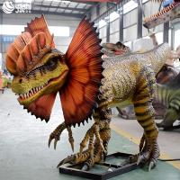 China 300CM Dual Crown Triceratops Dinosaur Model with Voice Control for Theme Parks and Outdoor Shows for sale