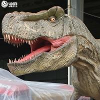 China Outdoor Weather Resistant Triceratops Dinosaur Sculpture Animation Model 300CM with Voice Control 110/220V for sale