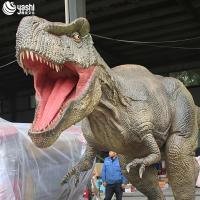 China Outdoor Weather Resistant Triceratops Dinosaur Sculpture Animation Model 300CM with Voice Control 110/220V for sale