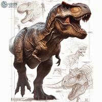 China Outdoor Jurassic Park Triceratops Dinosaur Model 400CM with Remote Control and Weather-Resistant Construction for sale