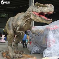 China Outdoor Weather Resistant Triceratops Dinosaur Sculpture Animation Model 300CM with Voice Control 110/220V for sale