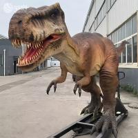 China Realistic Triceratops Dinosaur Sculpture - 400CM Animated Model with Voice Control for Outdoor Exhibitions for sale