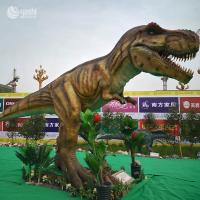 China Realistic Triceratops Dinosaur Sculpture - 400CM Animated Model with Voice Control for Outdoor Exhibitions for sale