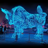 China Custom 4-8 Meter Colorful Robot Lantern LED Installation with 220V Power for Outdoor & Indoor Decoration for sale