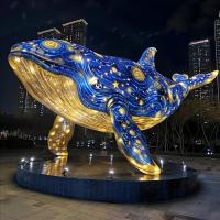 China Colorful Octopus Lantern with LED Lighting 4-8 Meter Custom Size for Festivals and Theme Parks for sale