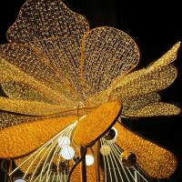 China Custom LED Butterfly Decoration Lights 4-8 Meters with 220V Power for Outdoor Events and Commercial Spaces for sale