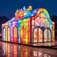 China Customizable LED Starlight Installation 4-8 Meters with 220V Power for Outdoor Christmas Decorations for sale