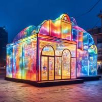 China Customizable LED Starlight Installation 4-8 Meters with 220V Power for Outdoor Christmas Decorations for sale