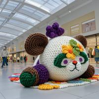 China Custom 4-8 Meter LED Starlight Installation with 220V Power for Theme Parks and Mall Decorations for sale