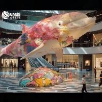 China Fabric Decor Soft Giant Plush Ornaments Customizable For Indoor for sale